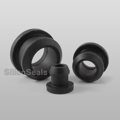 Grommet Silicone Rubber Snap-On Open Hole Plug Bung Wire Cable Protect ...