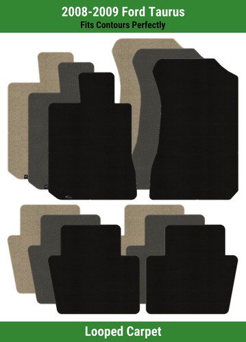 Lloyd Classic Loop Front & Rear Row Carpet Mats for 2008-2009 Ford ...