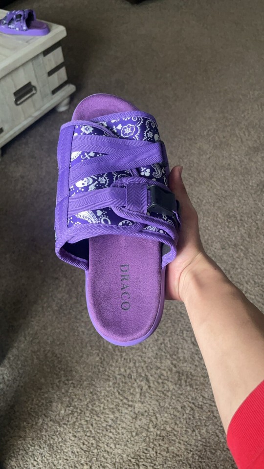 Draco Slides Purple Bandana | eBay