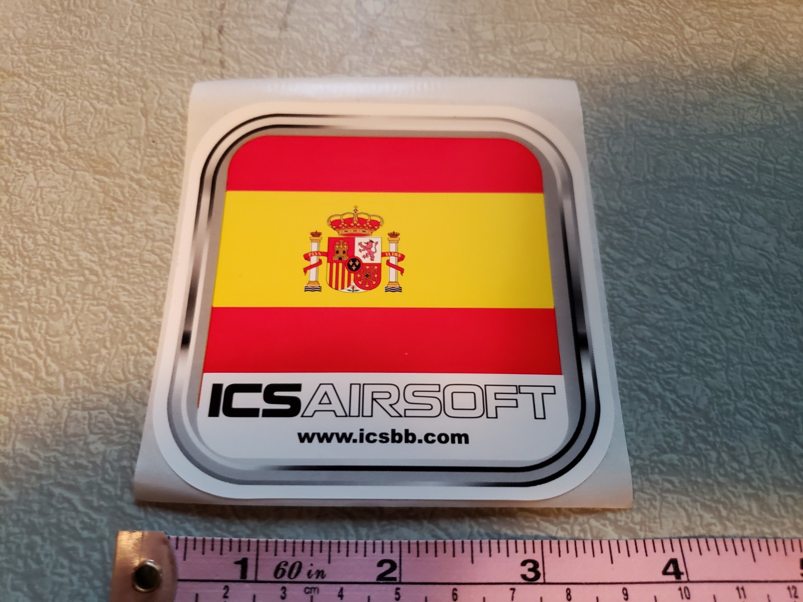 ICS Airsoft #4 BB OEM/Original Decal Sticker Vinyl Pellet Air Soft ...