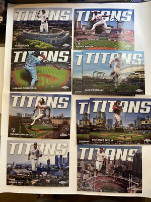 2023 Topps Chrome Update Titans Lot 10 Cards Henderson, Judge, Tatis ...
