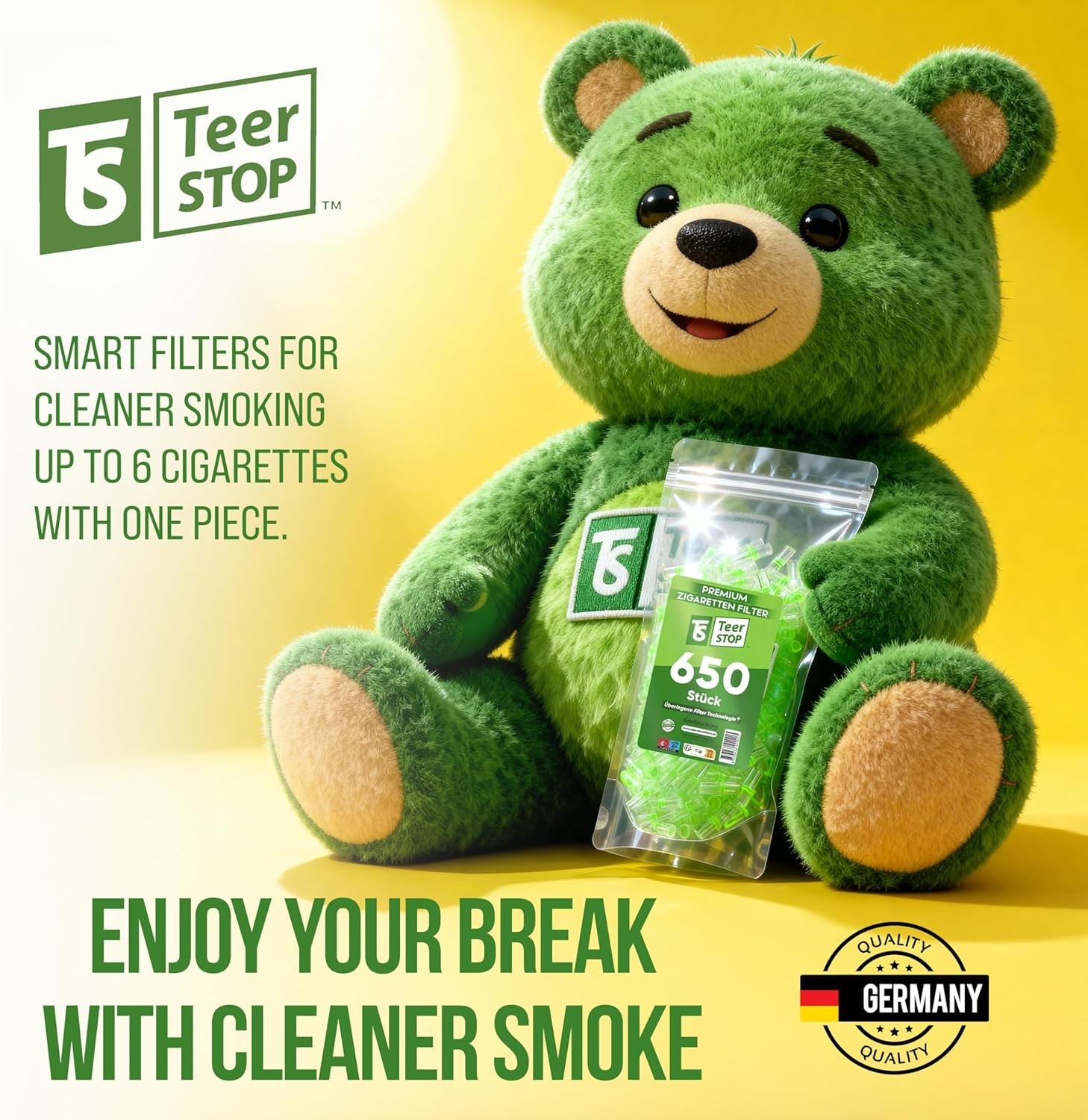 Premium Cigarette Filters 8mm - Disposable Cigarette Holder and Tar ...