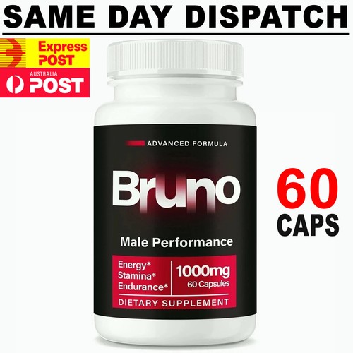 Bruno Pills For Men Advanced Formula 60 Capsules 1000mg Male ...