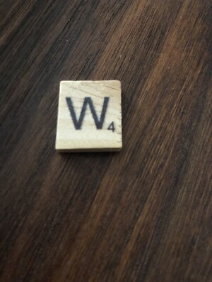 Individual Wood Scrabble Tiles: letter W | eBay