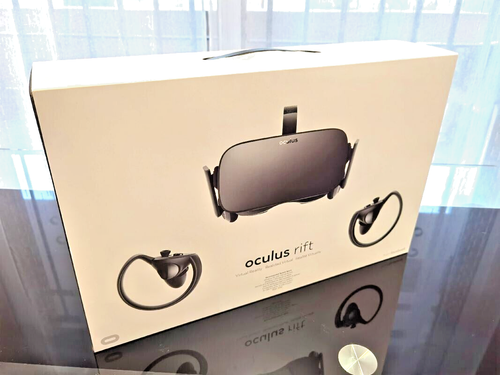 Virtual Reality-Headset Oculus Rift VR mit Touch-Controllern in gutem ...