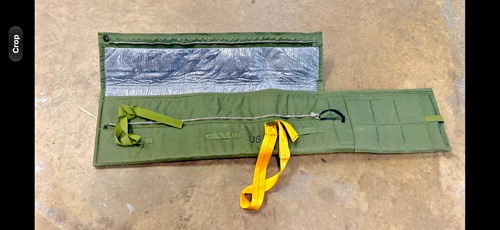 New US Military Parachutists Individual Weapons Case Drag Bag OD Green ...