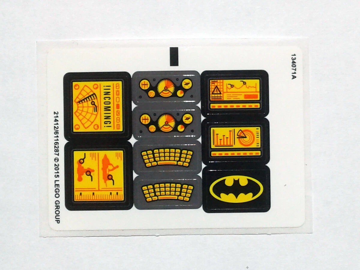 Lego Custom Batman Decals