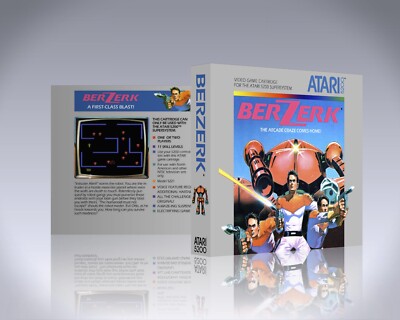 Atari 5200 Case - NO GAME - Berzerk | eBay