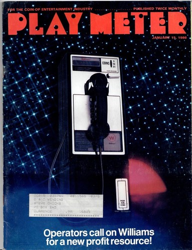 PLAY METER Magazine JAN 15 1986 - Ring King Arcade Video Game Playmeter ...
