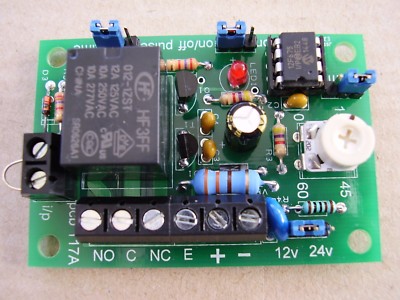 Timer / pulsing relay board , adjustable 0-60 secs or 0-60 mins | eBay