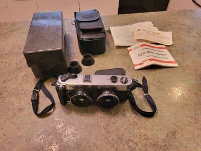 Vintage FED BOY Stereo Film 3D Camera with Box Case & Papers | eBay