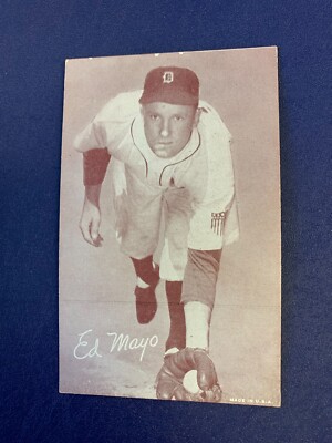 1947-66 Exhibits Ed Mayo - Tigers - Nice Vintage Card | eBay
