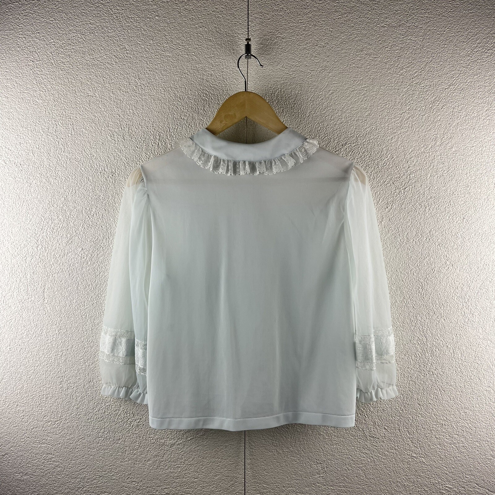 Vintage l 50s S Luxite Sheer Nylon Ruffle Lace Peter … - Gem