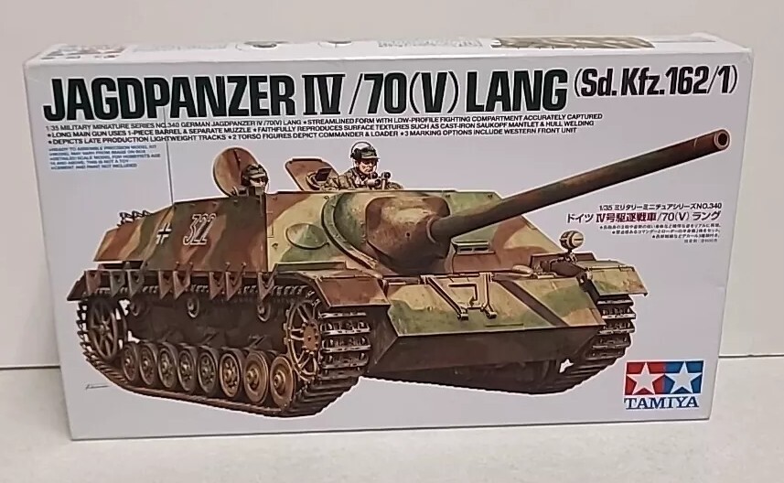 2014 Tamiya 35340 German Jagdpanzer IV/70(V) Lang Tank Destroyer 1/35 ...