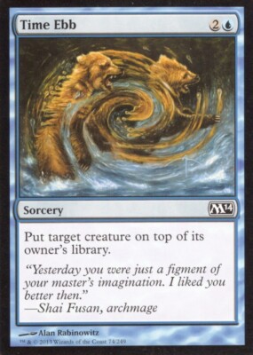 TIME EBB 74/249 CORE SET 2014 M14 MTG MAGIC LP | eBay