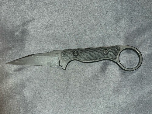 Toor Jank Shank/Carbon Fixed Blade Knife G10 Handle | eBay