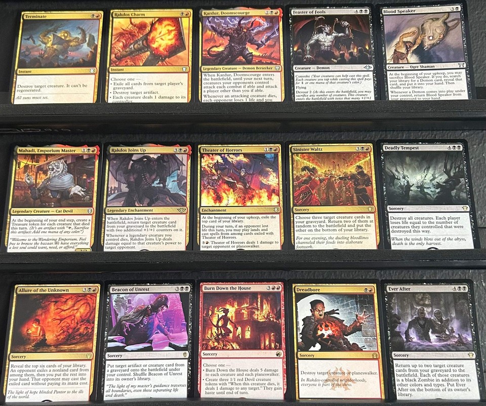 ***Custom Commander Deck*** Rakdos the Showstopper - Demons - EDH Magic ...