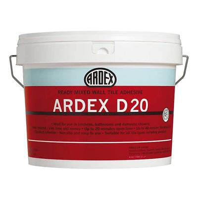 Ardex D20 Ready Mixed Wall Tile Adhesive 10 Ltr | eBay UK