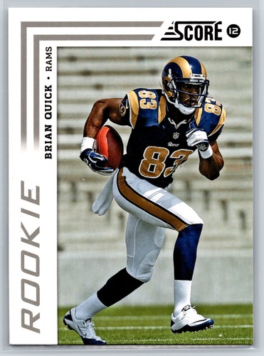 2012 Score Brian Quick Rookie St. Louis Rams RC #309 | eBay