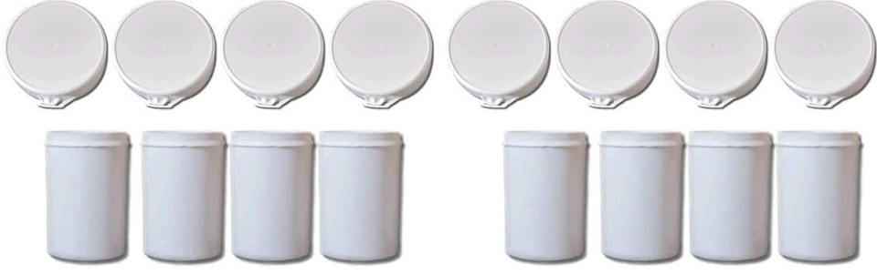 Tamper Proof Containers & Lids 450ml Snap Secure Plastic Pots PP Push ...