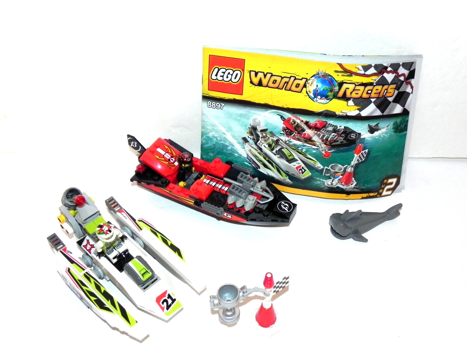LEGO WORLD RACERS 8897 - JAGGED JAWS REEF Pre-Owned w Instructions ...