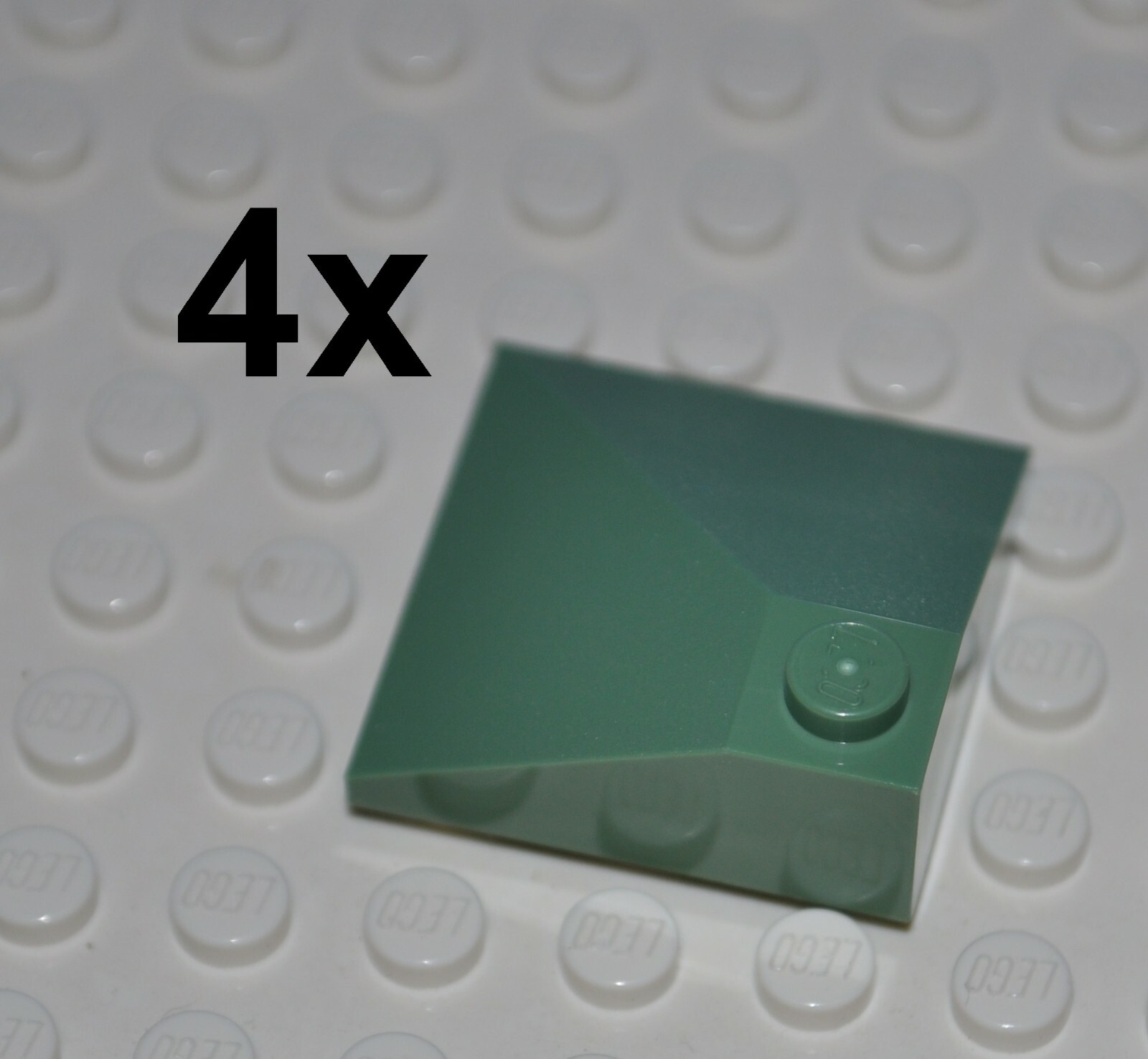 LEGO 4X 3x3 STUDS SLOPE CORNER BRICKS SAND GREEN/ROOF BUILDING BLOCKS ...