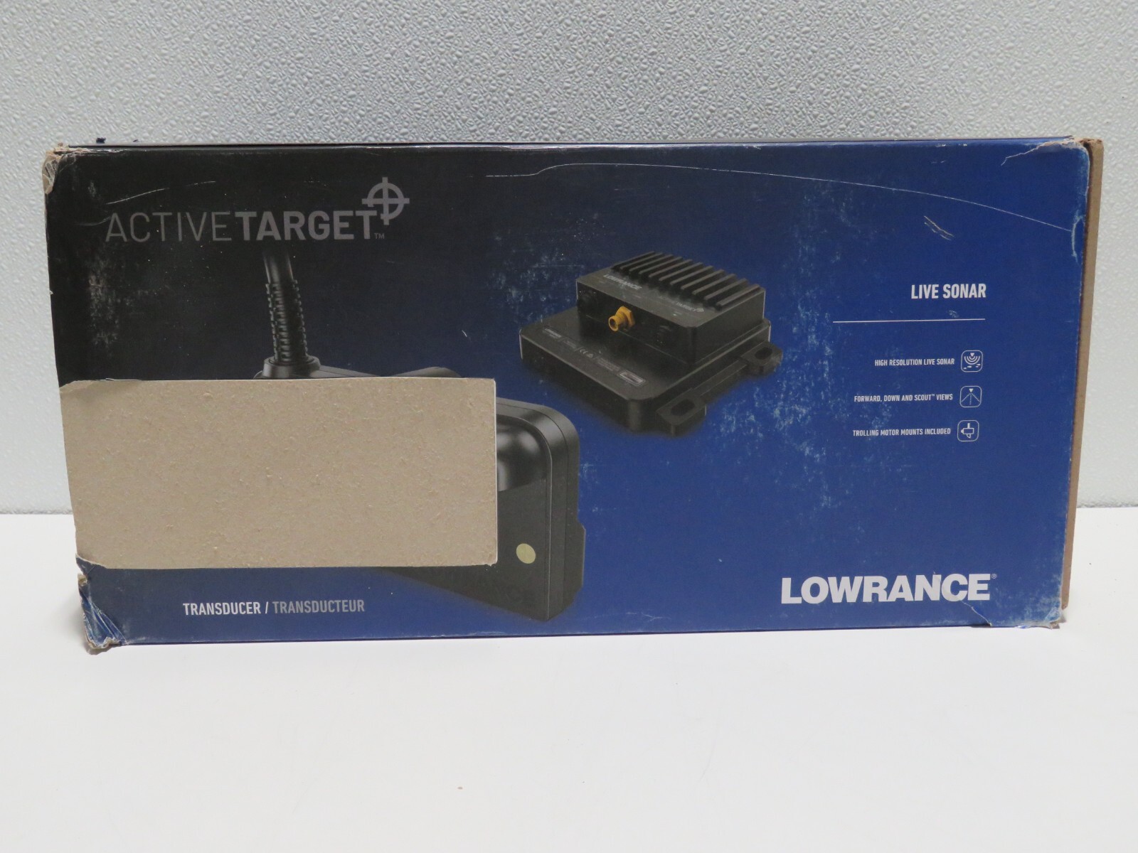 Lowrance ActiveTarget Live Sonar System with Transducer - 000-15593-001 ...
