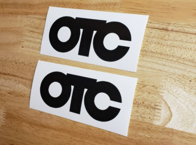 otc engine hoist cherry picker shop Decals Sticker 5x2" 2 Gloss black ...