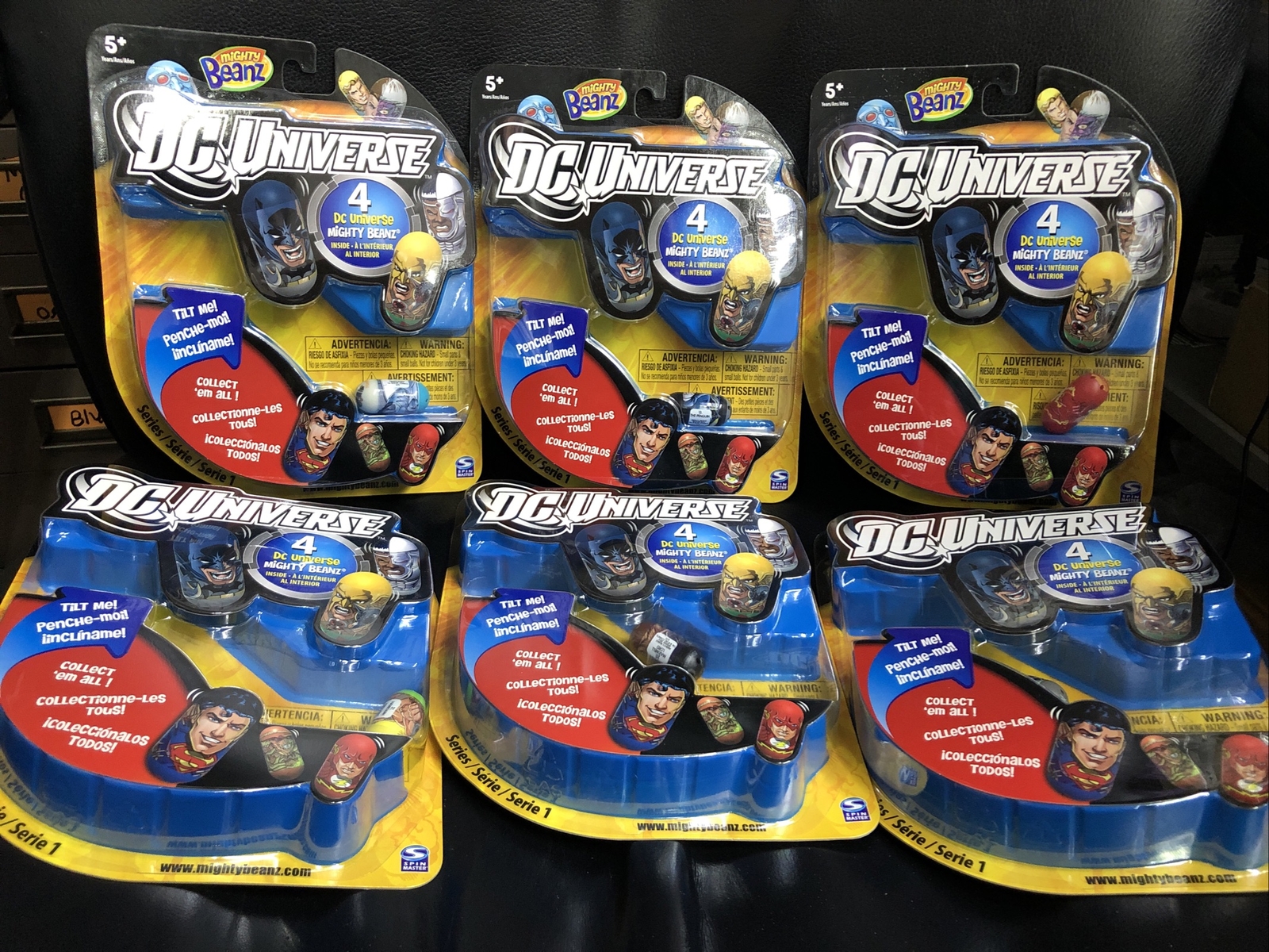 mighty beanz DC Universe Series Lot Of 6 Packs = 24 Mighty Beanz-2011 ...