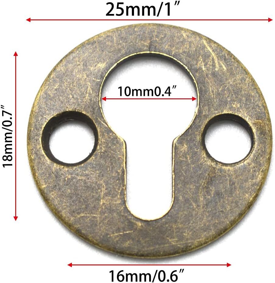 Round Metal Keyhole Hanging Films Shelf Brackets for Picture Frame ...