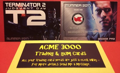 Unstoppable 2017 - TERMINATOR 2 T2 Trading Card PR3 - NEW & MINT | eBay