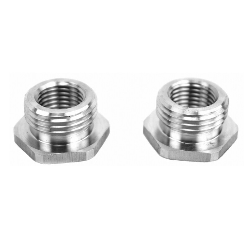Steel Adapters Reduce 02 O2 Sensor Ports Bungs 18MM To 12MM Fits for ...