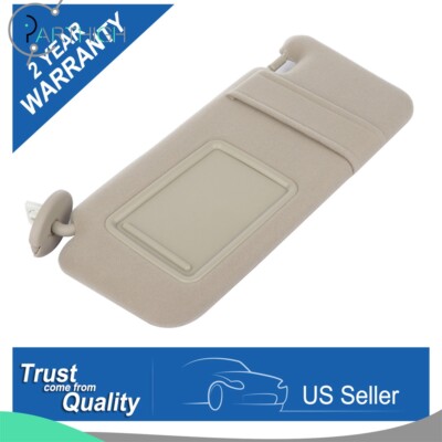 Tan Driver Side Sun Visor With Sunroof For 2009-2016 Toyota Venza | eBay
