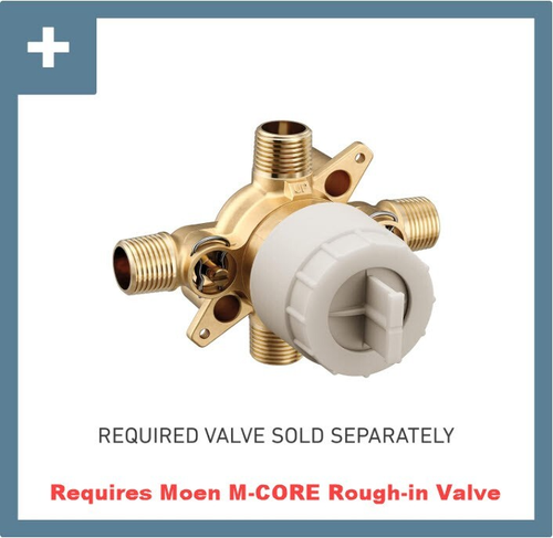 💲 MOEN UT2133EP Eva M-CORE 2-Series Tub Shower Faucet Trim Package ...
