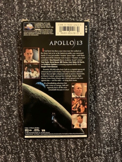 Apollo 13 (VHS, 1995) 96898241830| eBay