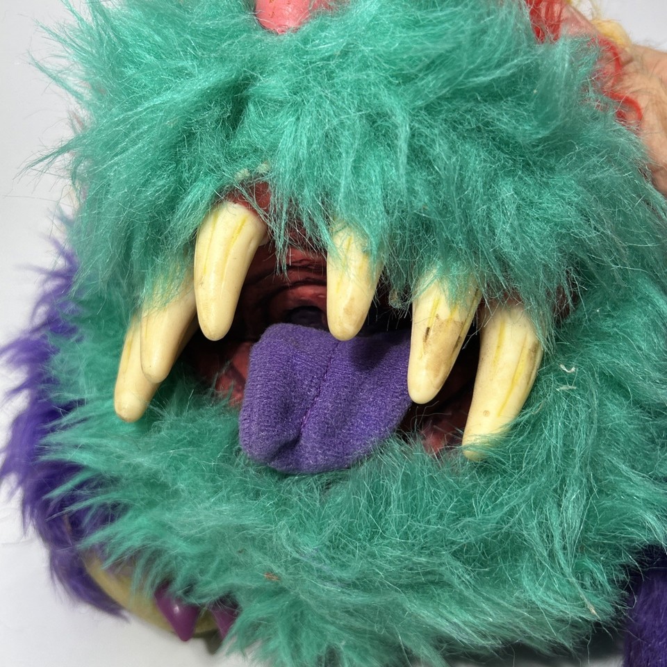 1986 Amtoy My Monster Pet Rark Hand Puppet Plush Vintage Original | eBay