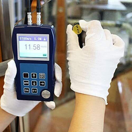 Ultrasonic Thickness Meter Tester Tool For Steel Metal Copper Aluminum ...