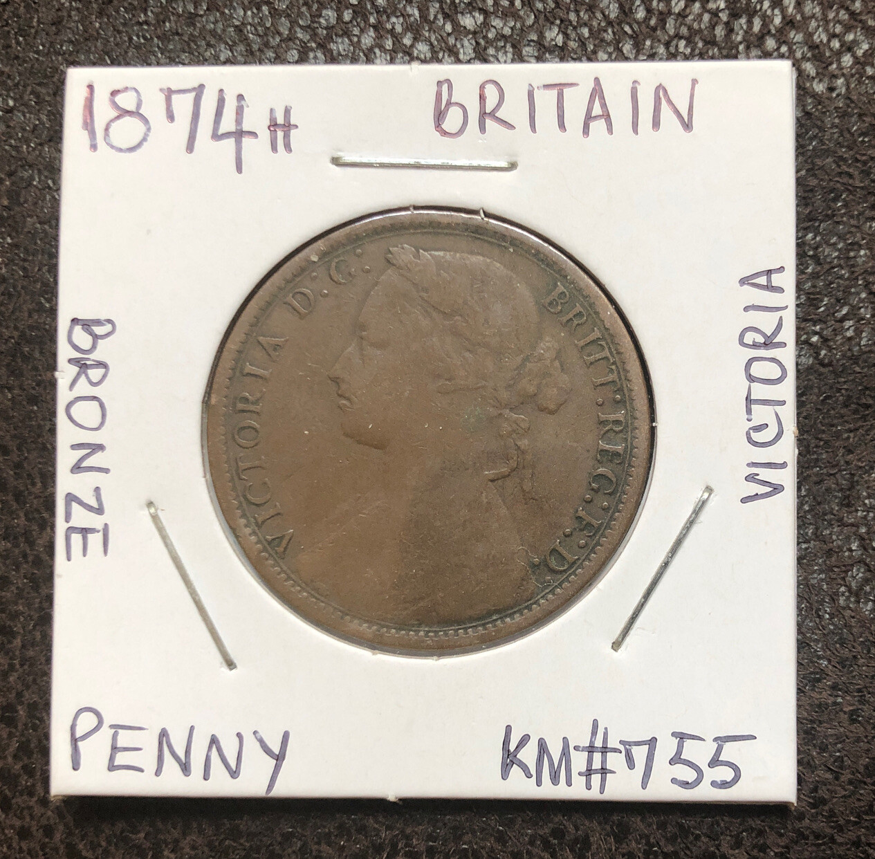 1874-H Great Britain Bronze 1 Penny Coin -Victoria-KM#755 | eBay
