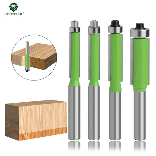 8mm Shank Straight Flush Trim Router Bit Woodworking Template Cutter ...