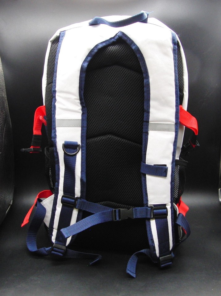 Fila Large Dark White & Black Backpack Bag Length 50cm | eBay UK