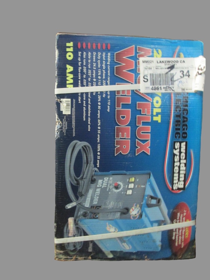 Chicago Electric 94164 Corded Tabletop 220V Dual MIG Welder | eBay