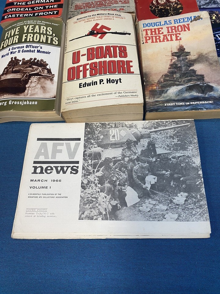 Lot Of World War 2 Books WWII Germany Hitler Combat War History ...