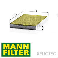 Interior Pollen Cabin Filter for Iveco:DAILY IV,V,VI,MASSIF 3802821 ...