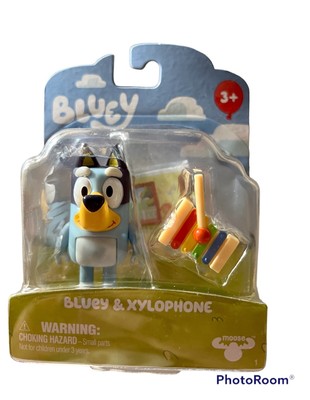 New Bluey Story Starter Pack Bluey & Xylophone With Mini Postcard | eBay