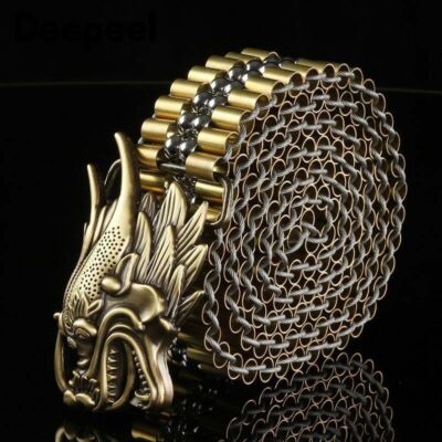Chinese Dragon Head Martial Arts Weapon Metal Self Defense Belt Chain ...