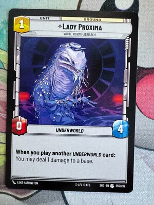 Lady Proxima Nonfoil/Regular Star Wars Unlimited TCG WSF244 | eBay