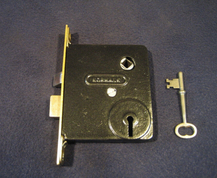 Antique Victorian Passage Mortise Lock w/ Skeleton Key - Norwalk #8421 ...