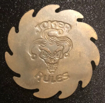 "The Ripper" "Joker Rules" Limited Edition Saw Blade Brass Token | eBay
