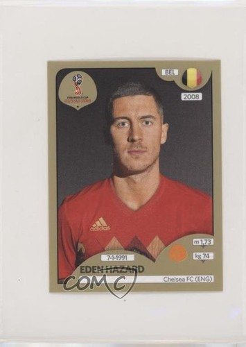 2018 Panini World Cup Russia Album Stickers Gold Edition Eden Hazard ...