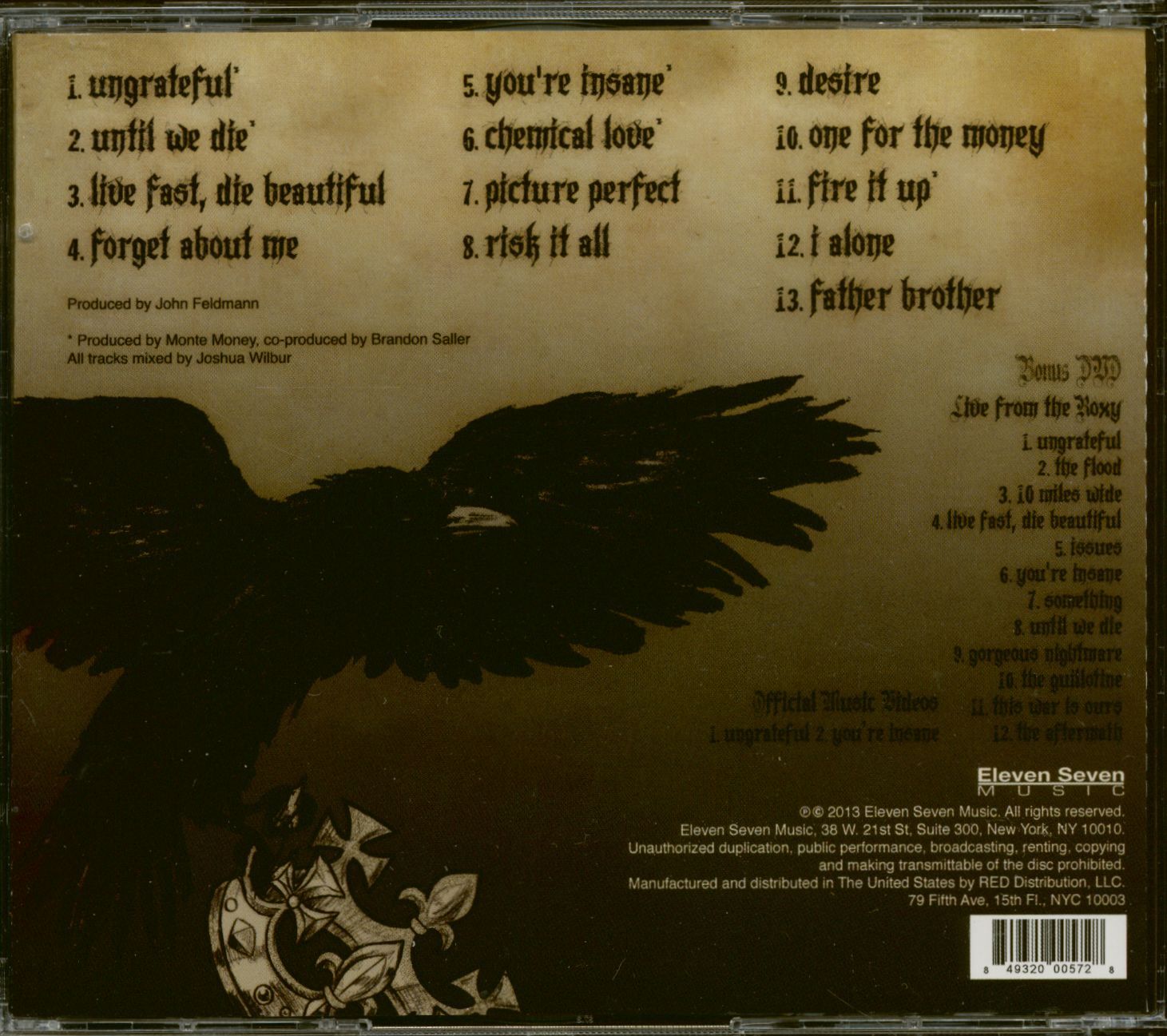 Escape The Fate - Ungrateful (2-CD) - 1970s/1980s Pop/Classic Rock/Glam ...